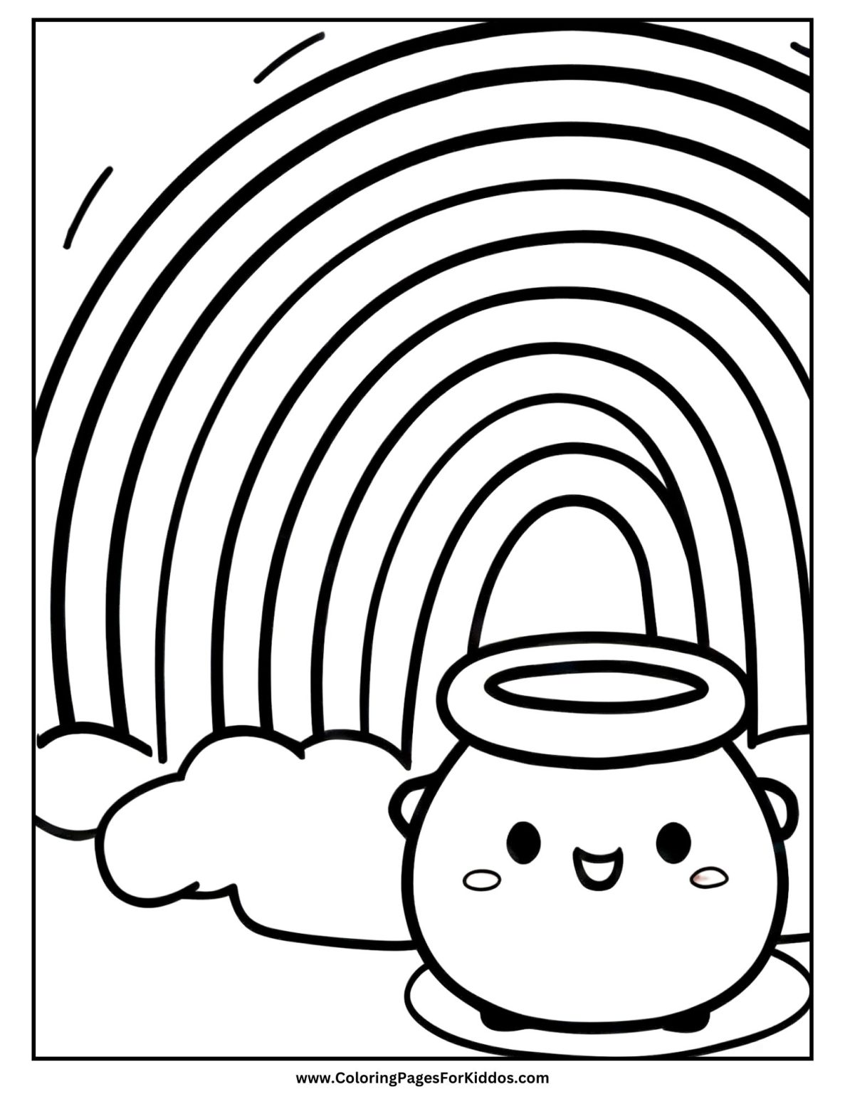 Rainbow Coloring Pages: 10 Free Printable PDFs