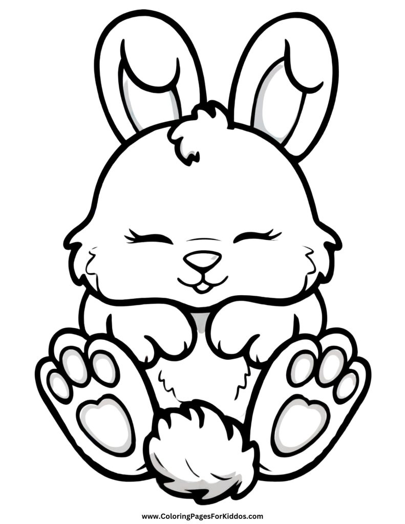 Bunny Coloring Pages: 10 Free Printable PDFs