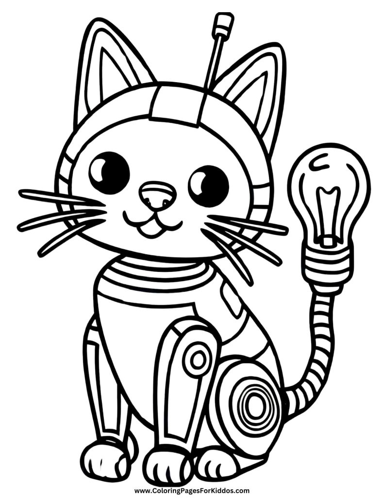 Robot Coloring Pages: 10 Free Printable PDFs