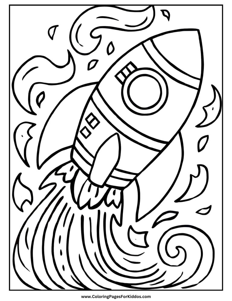 Space Coloring Pages: 10 Free Printable PDFs