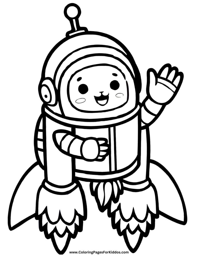 Robot Coloring Pages: 10 Free Printable PDFs
