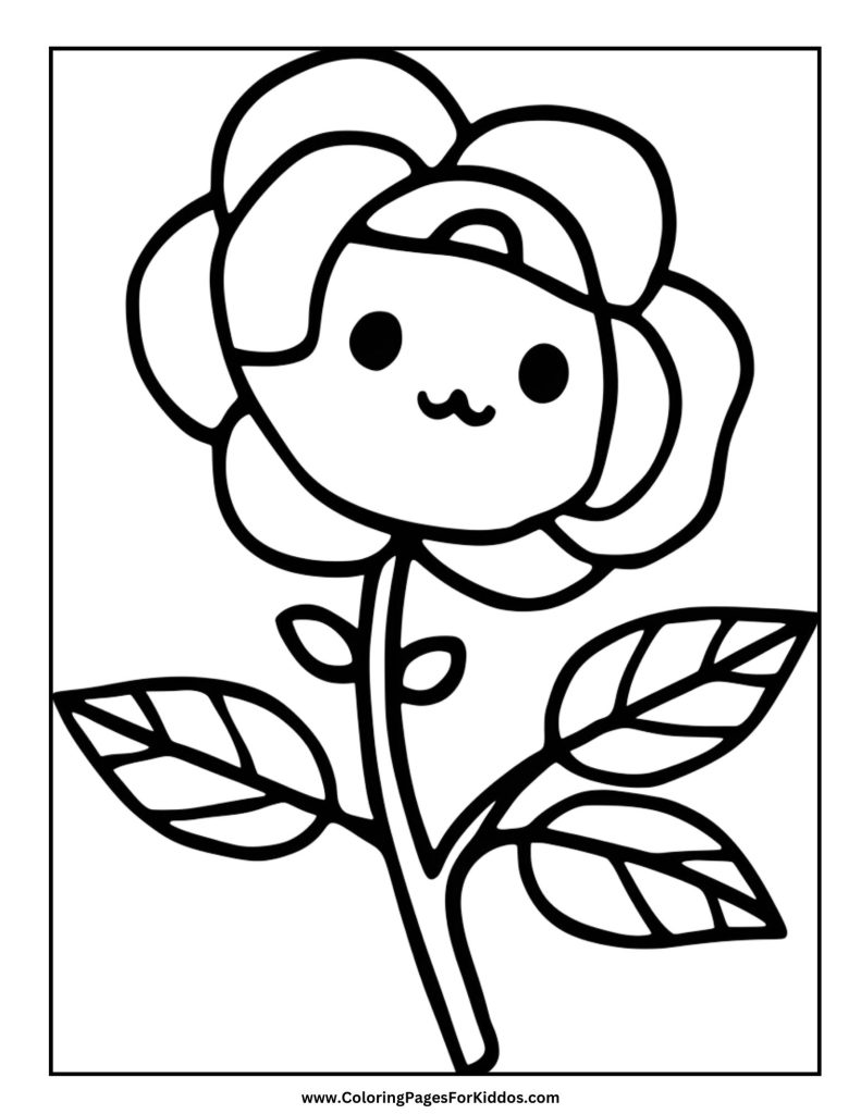 Rose Coloring Pages: 10 Free Printable PDFs