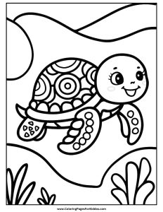 Ocean Coloring Pages: 10 Free Printable PDFs