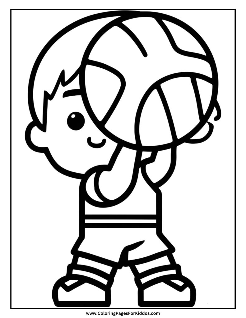 Basketball Coloring Pages: 10 Free Printable PDFs