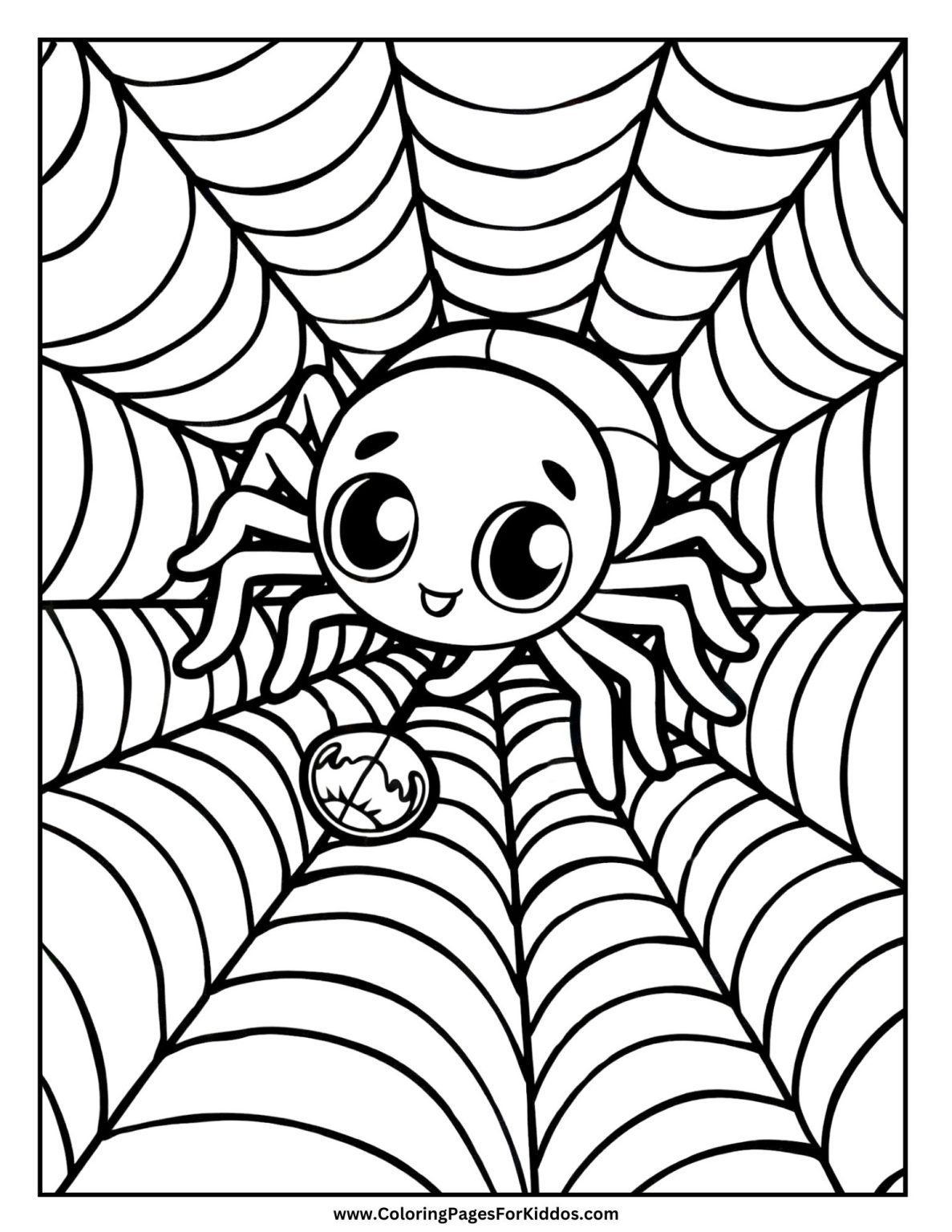 Spider Coloring Pages: 10 Free Printable PDFs