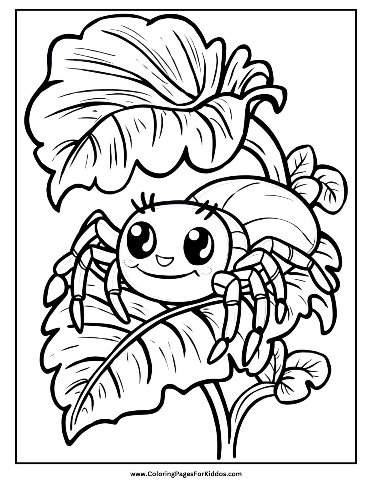 Spider Coloring Pages: 10 Free Printable PDFs