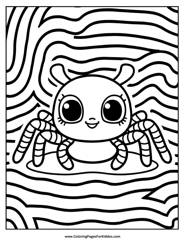 Spider Coloring Pages: 10 Free Printable PDFs
