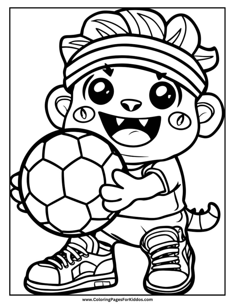 Monster Coloring Pages: 10 Free Printable PDFs