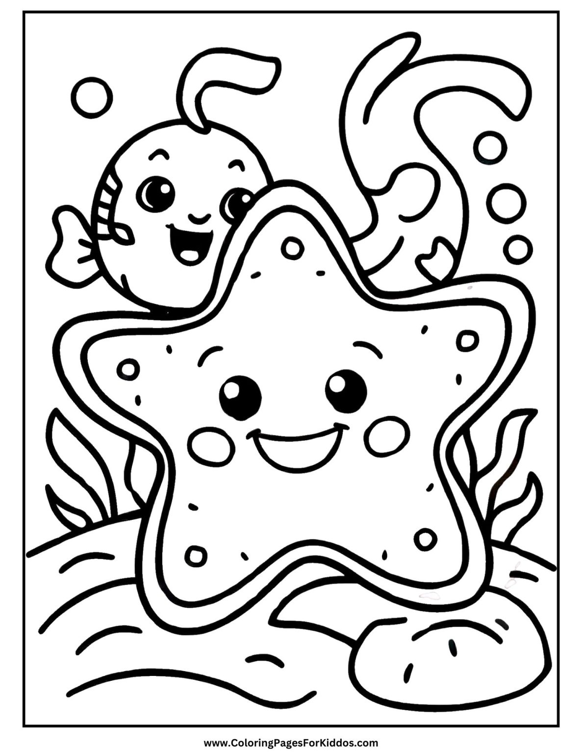 Fish Coloring Pages: 10 Free Printable PDFs
