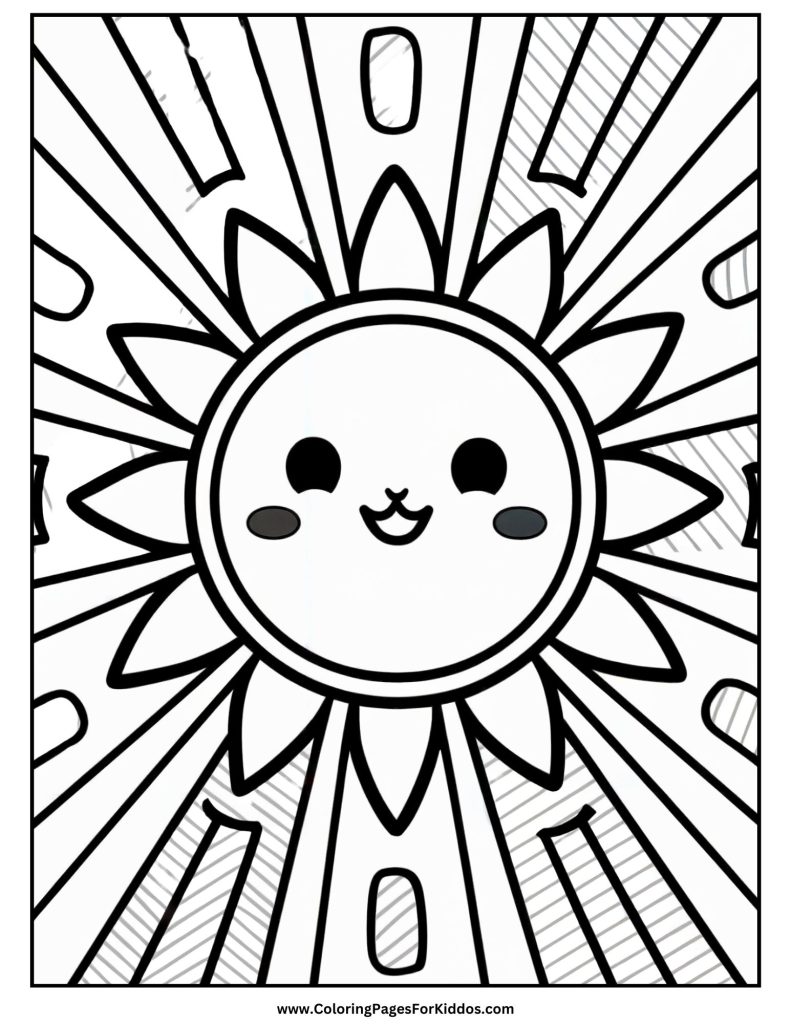 Simple Coloring Pages: 10 Free Printable PDFs