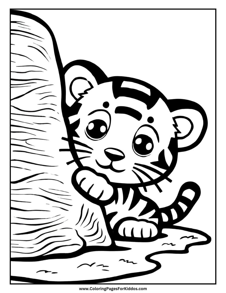 Tiger Coloring Pages: 10 Free Printable PDFs