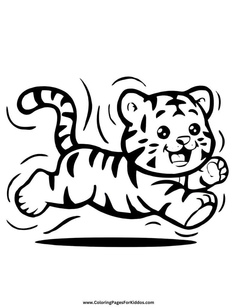 Tiger Coloring Pages: 10 Free Printable PDFs