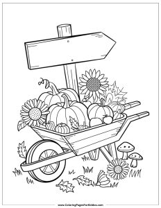 Thanksgiving Coloring Pages: 48 Free Printable PDFs