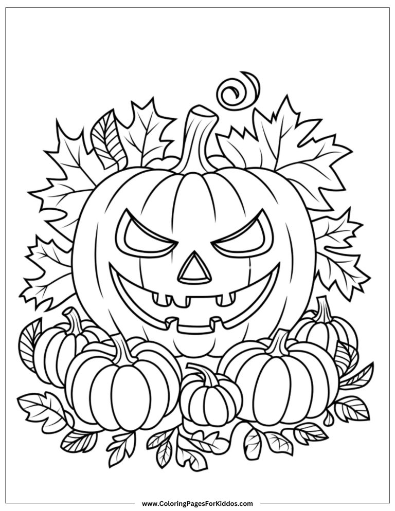October Coloring Pages: 48 Free Printable PDFs