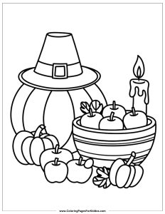 Thanksgiving Coloring Pages: 48 Free Printable PDFs