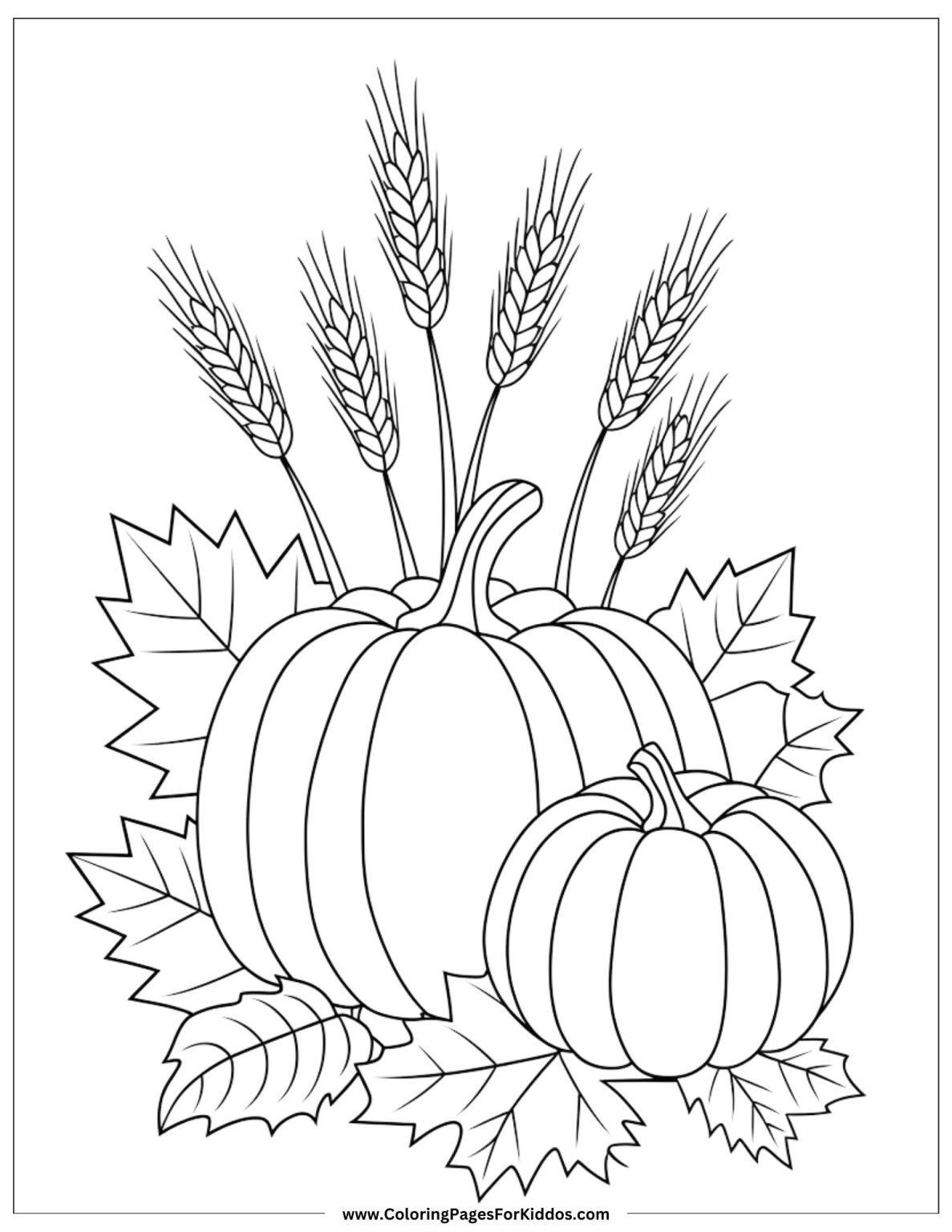 Thanksgiving Coloring Pages: 48 Free Printable PDFs
