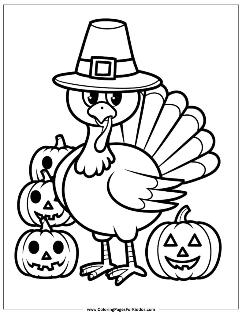 Thanksgiving Coloring Pages: 48 Free Printable PDFs
