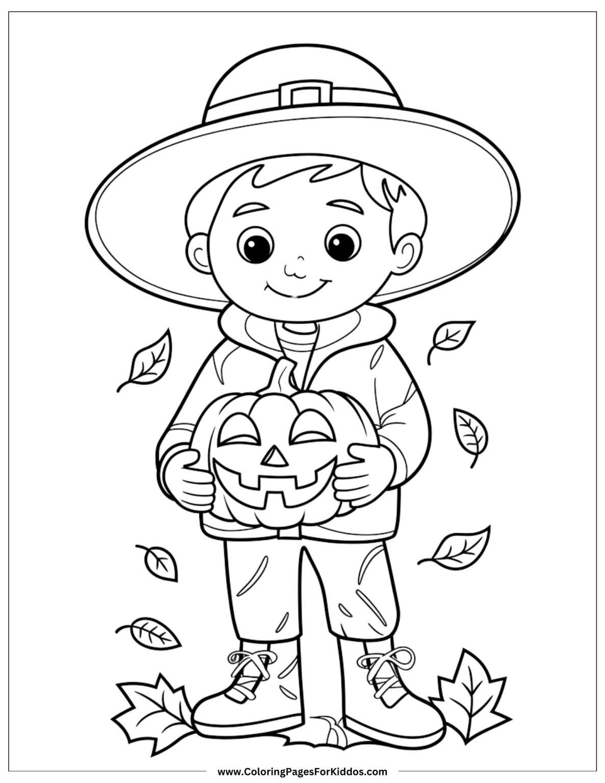 October Coloring Pages: 48 Free Printable PDFs
