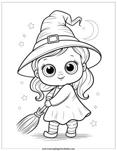 Witch Coloring Pages: 48 Free Printable PDFs