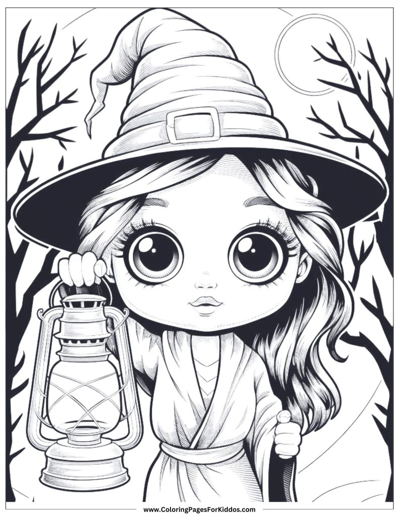 Witch Coloring Pages: 48 Free Printable PDFs