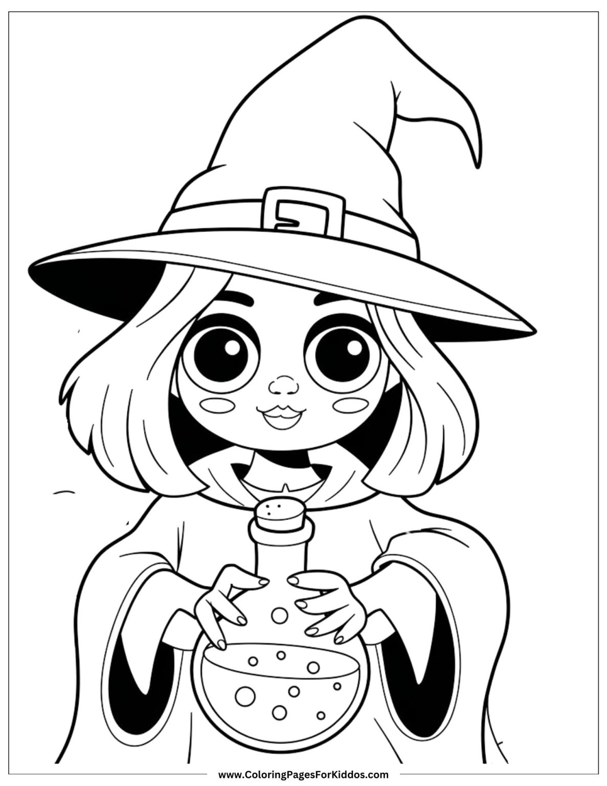 Witch Coloring Pages: 48 Free Printable PDFs
