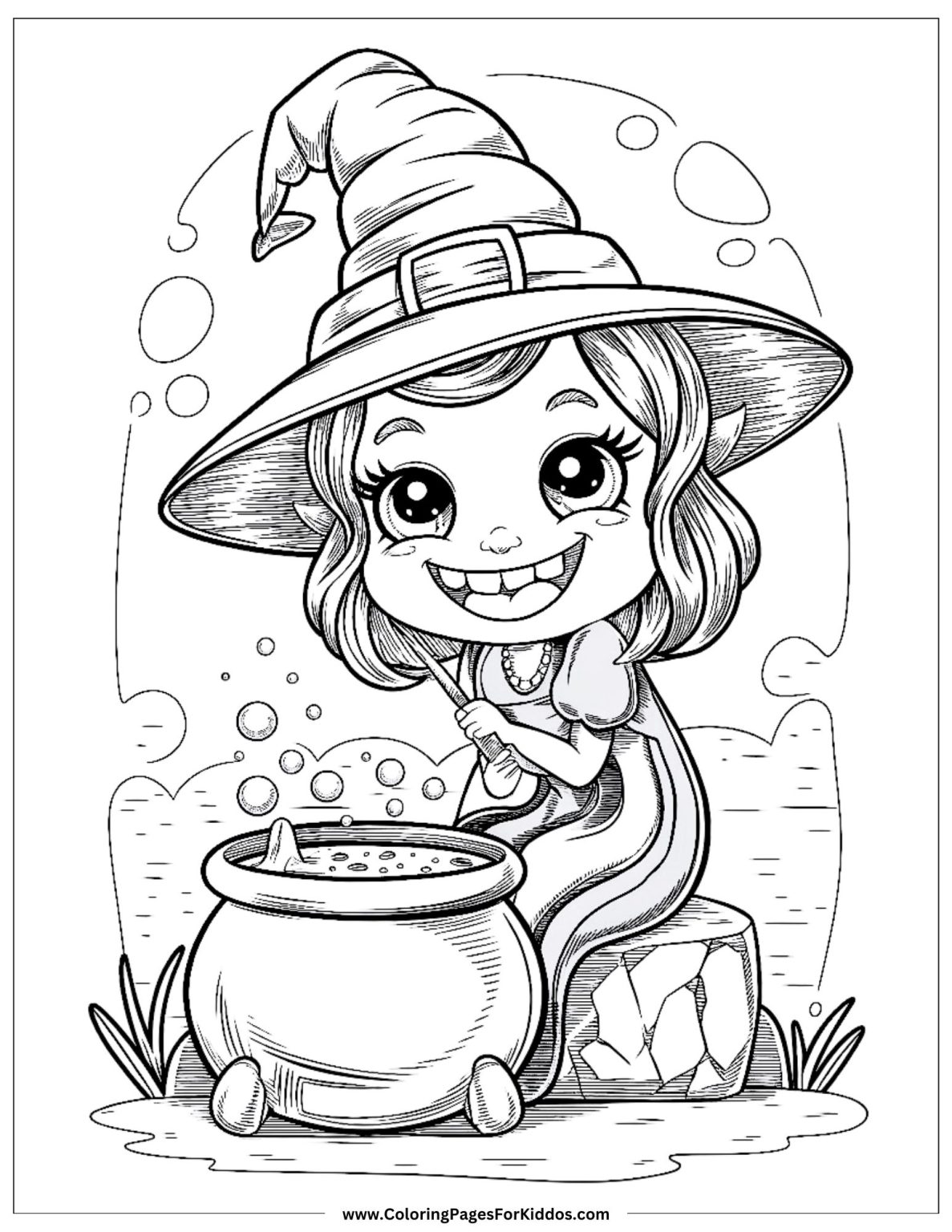 Witch Coloring Pages: 48 Free Printable PDFs