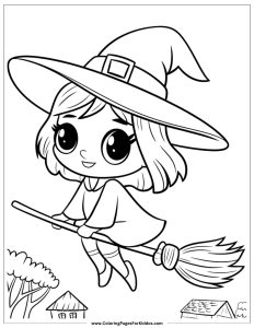 Witch Coloring Pages: 48 Free Printable PDFs