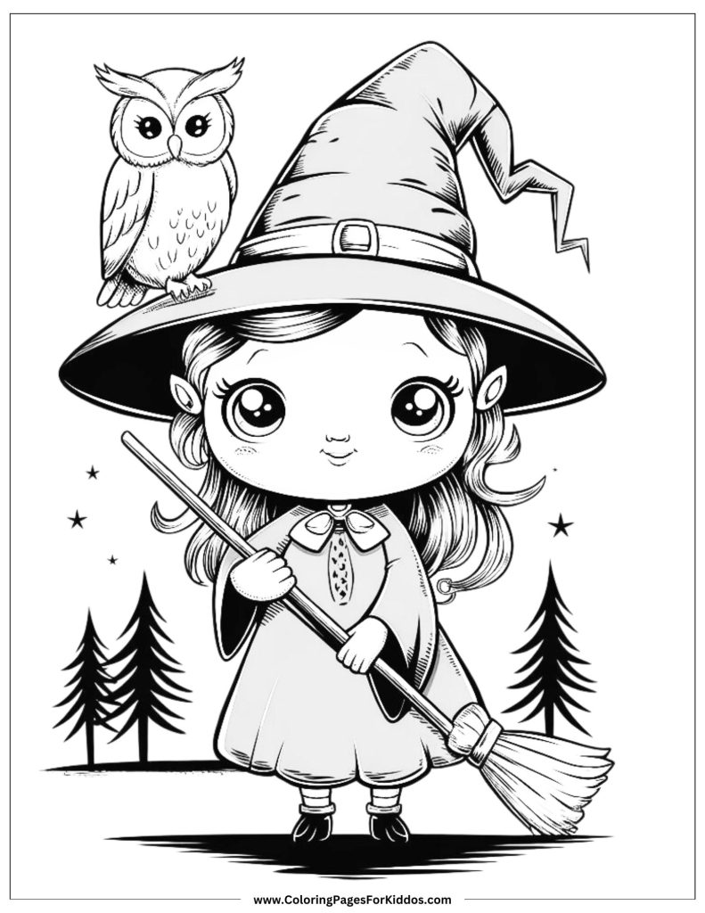 Witch Coloring Pages: 48 Free Printable PDFs