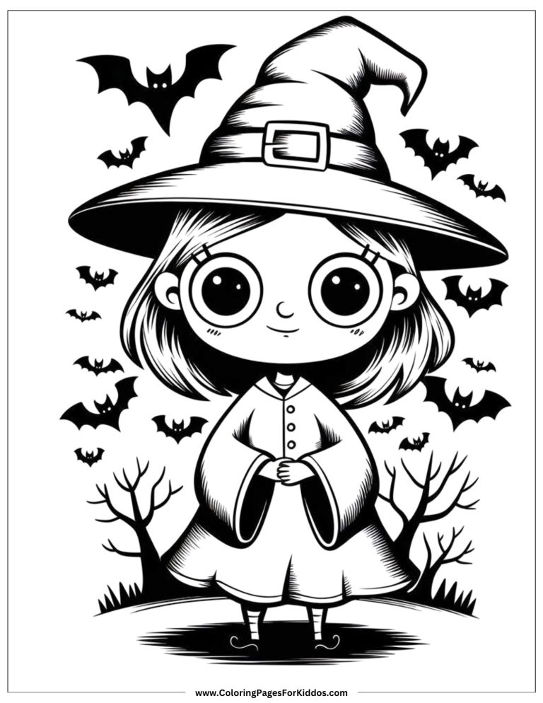 Witch Coloring Pages: 48 Free Printable PDFs