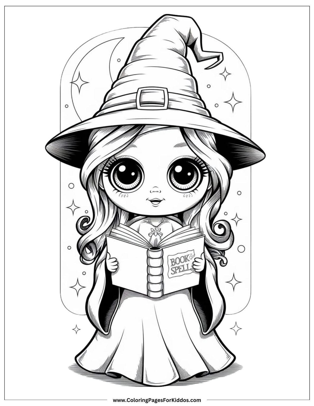 Witch Coloring Pages: 48 Free Printable PDFs