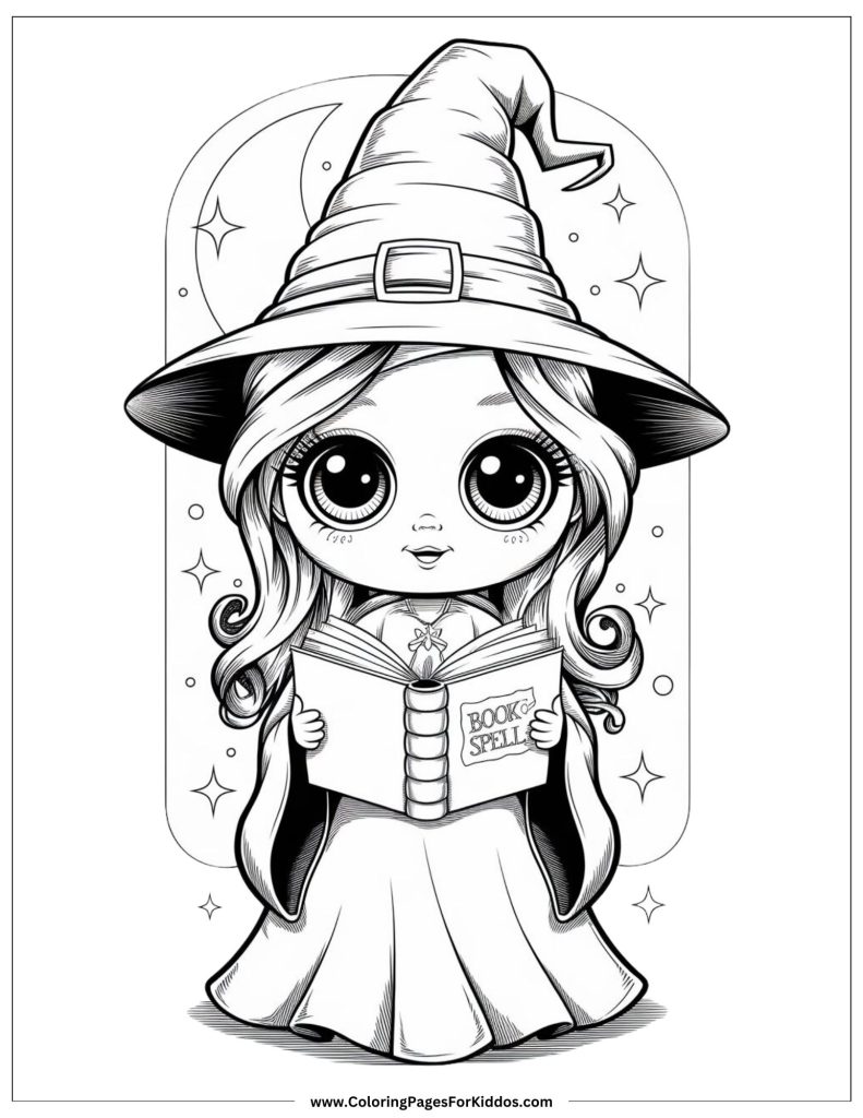 Witch Coloring Pages: 48 Free Printable PDFs