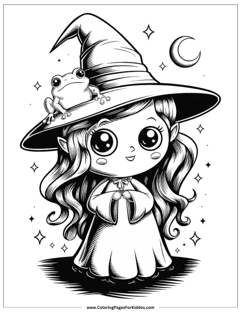 Witch Coloring Pages: 48 Free Printable PDFs