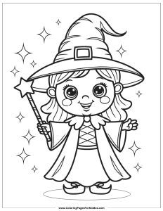 Witch Coloring Pages: 48 Free Printable PDFs