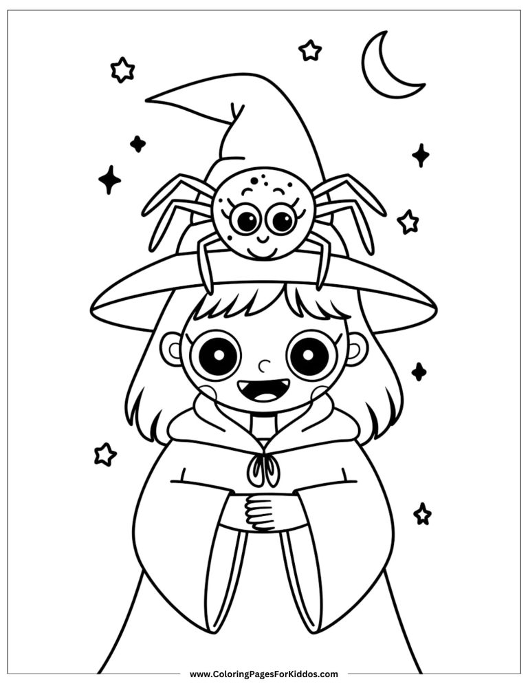 Witch Coloring Pages: 48 Free Printable PDFs