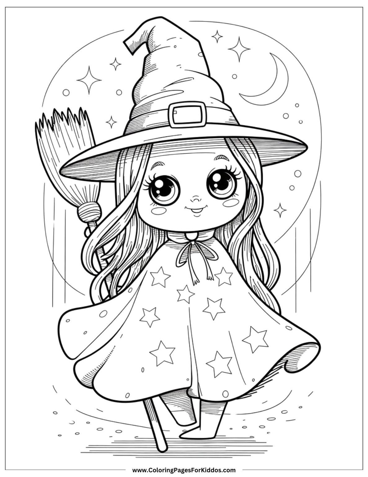 Witch Coloring Pages: 48 Free Printable PDFs