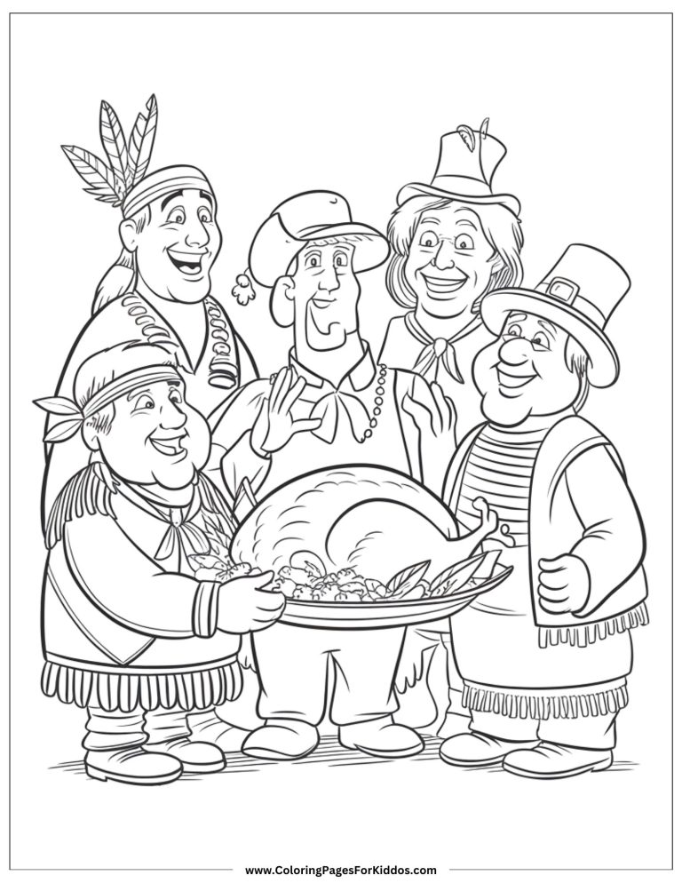 November Coloring Pages: 48 Free Printable PDFs