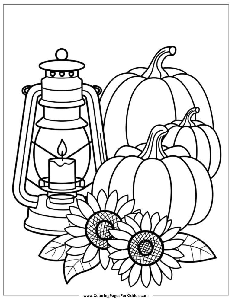 Thanksgiving Coloring Pages: 48 Free Printable PDFs