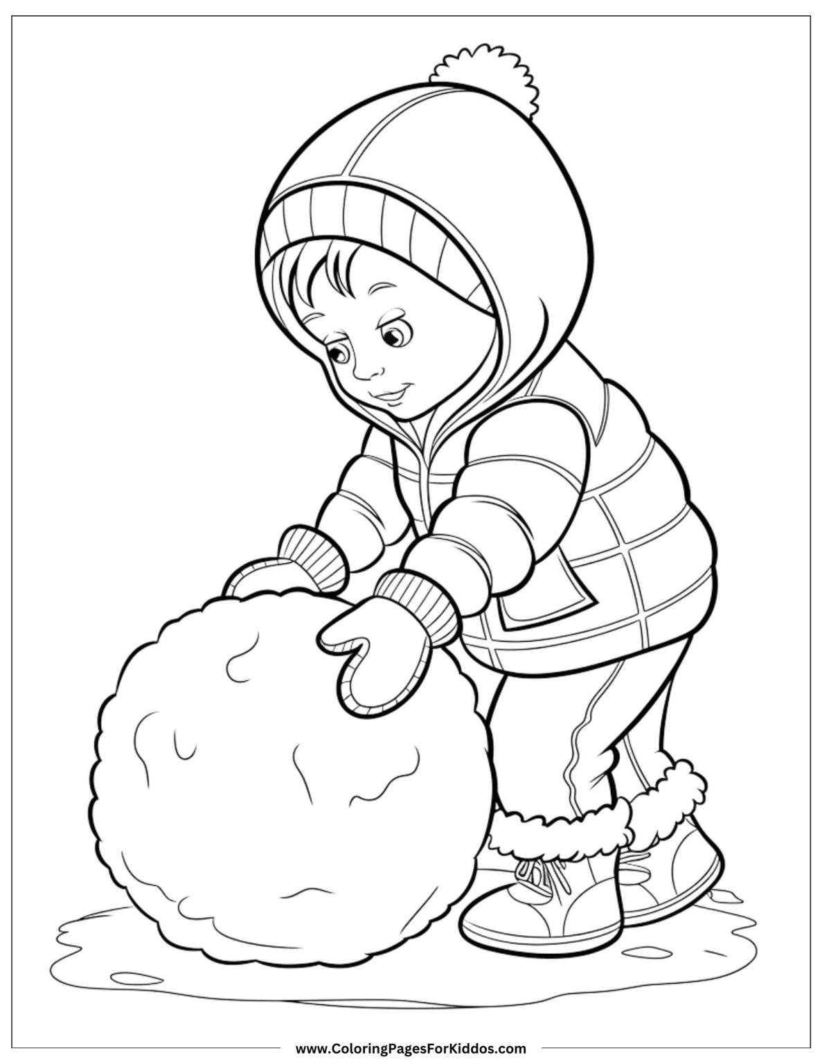 Winter Coloring Pages: 48 Free Printable PDFs