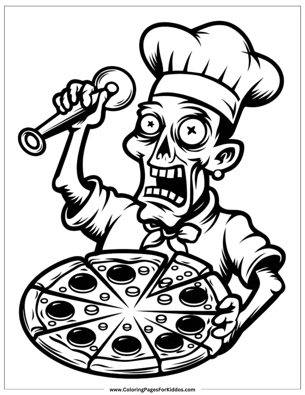 Zombie Coloring Pages: 48 Free Printable PDFs