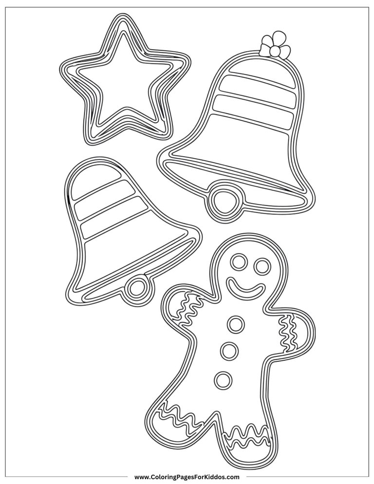 Christmas Coloring Pages: 48 Free Printable PDFs