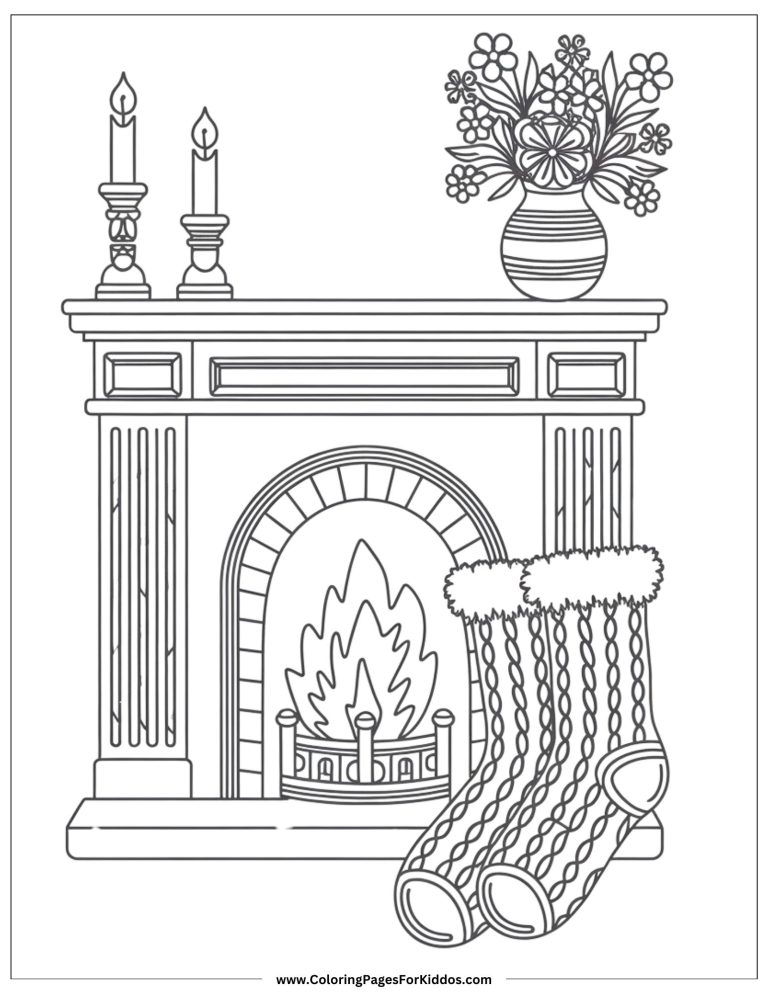 Winter Coloring Pages: 48 Free Printable PDFs