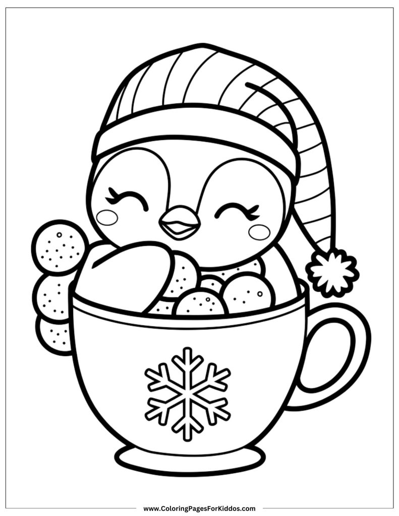 Winter Coloring Pages: 48 Free Printable PDFs