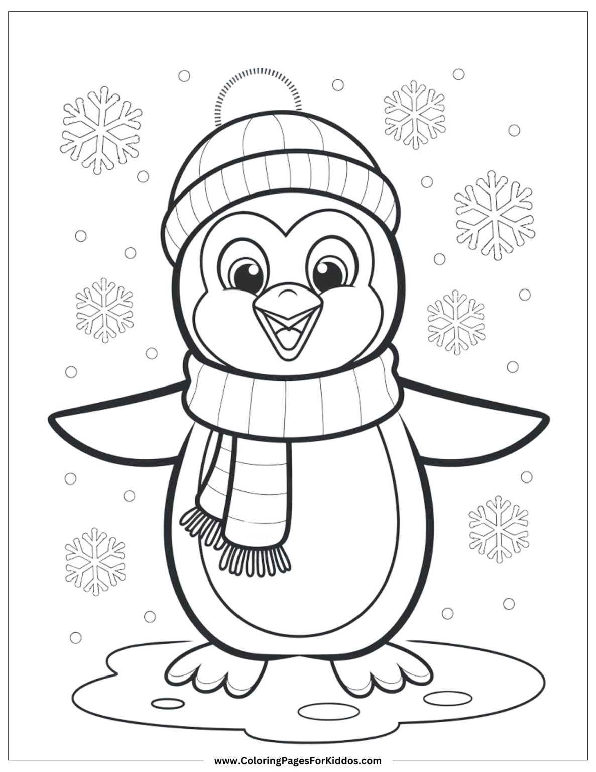 Winter Coloring Pages: 48 Free Printable PDFs