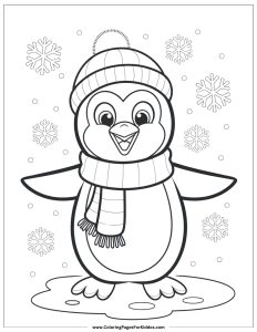 Winter Coloring Pages: 48 Free Printable PDFs