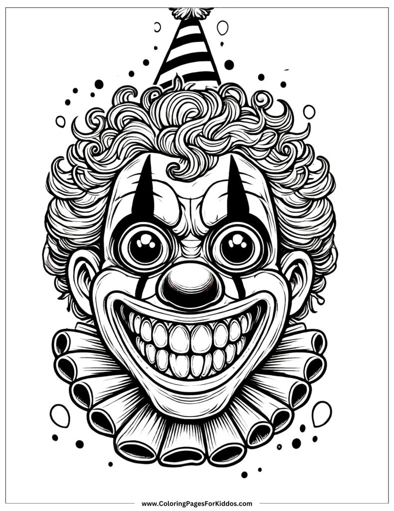 Scary Coloring Pages: 48 Free Printable PDFs