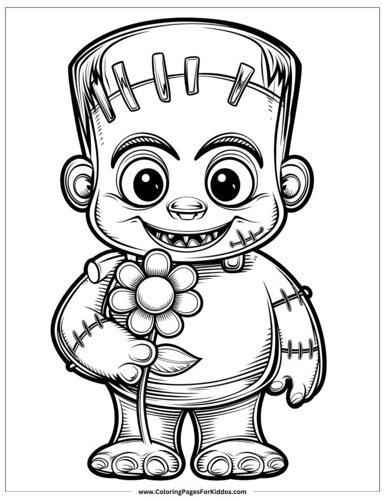 Horror Coloring Pages: 48 Free Printable PDFs