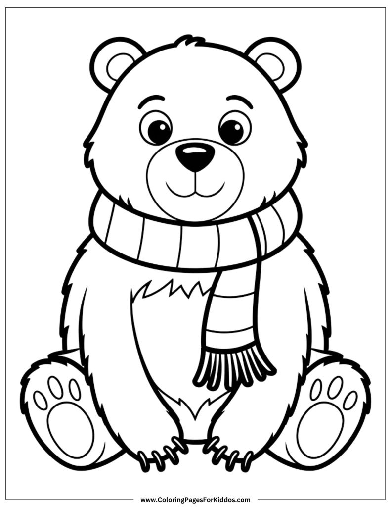 Winter Coloring Pages: 48 Free Printable PDFs