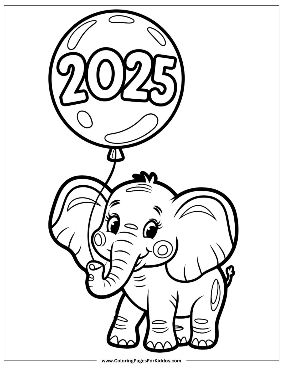 New Year's Coloring Pages: 48 Free Printable PDFs