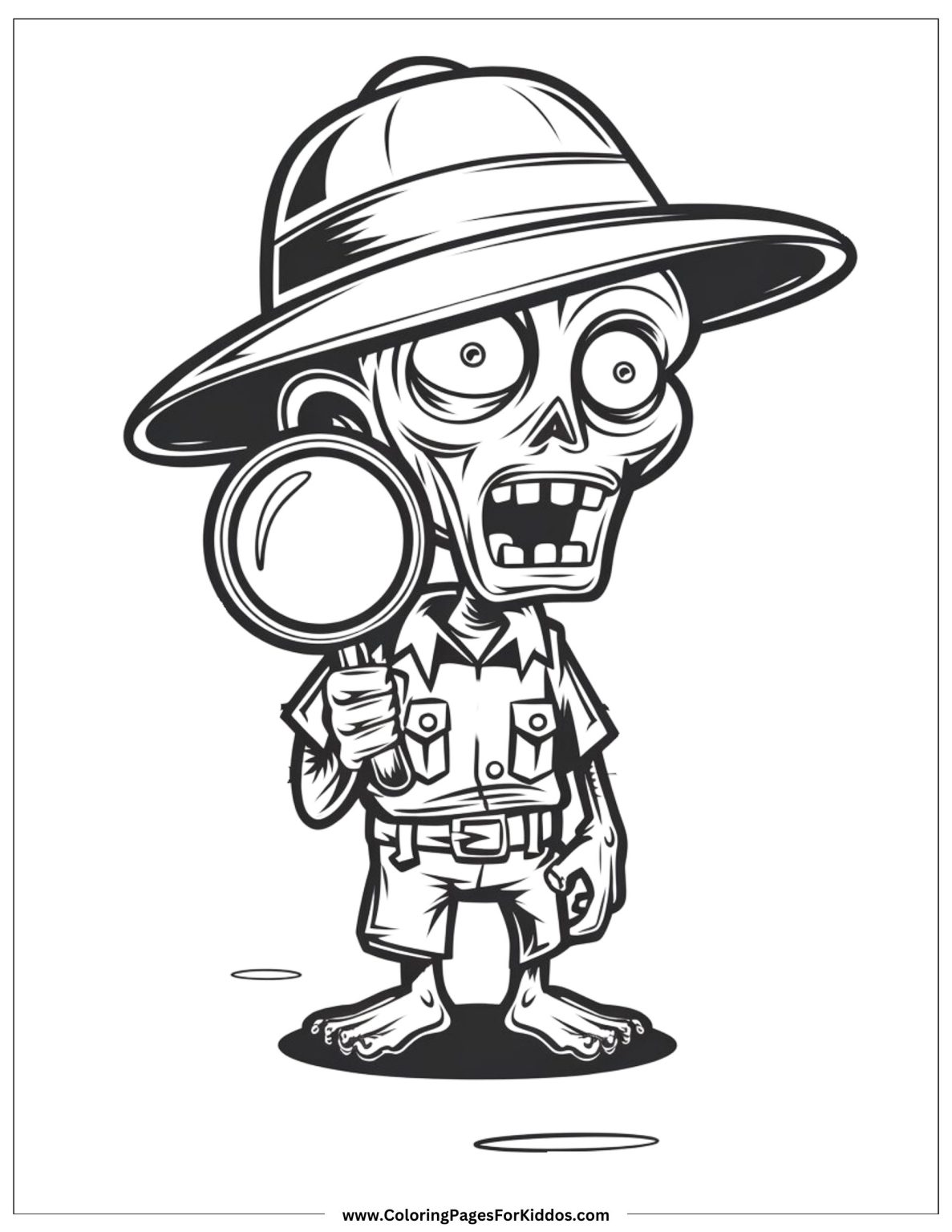 Zombie Coloring Pages: 48 Free Printable PDFs