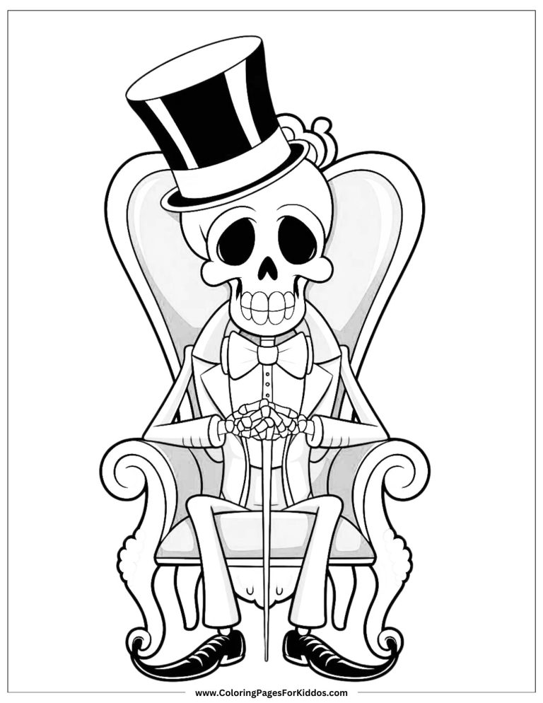 Horror Coloring Pages: 48 Free Printable PDFs